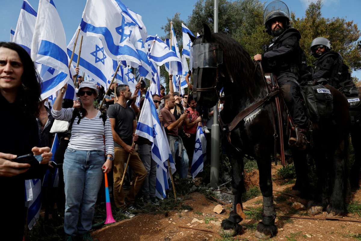 Tens of thousands in Israel protest in effort to stop Netanyahu’s ...