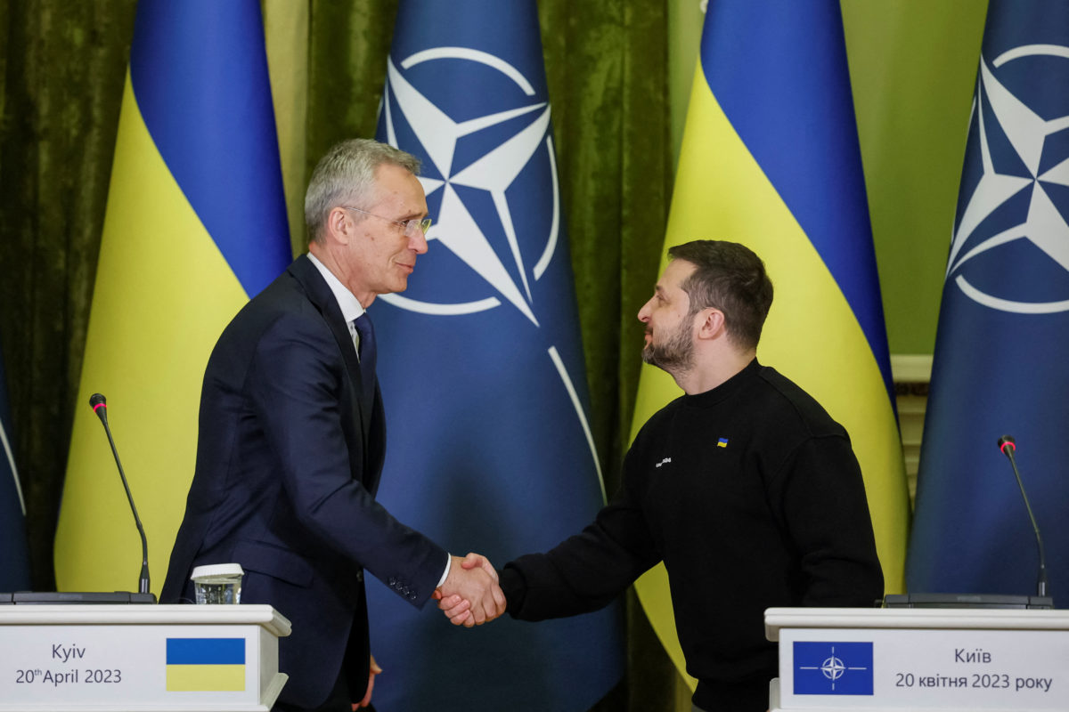 NATO chief makes surprise visit to Ukraine, says ‘rightful place’ is in the alliance | PBS NewsHour
