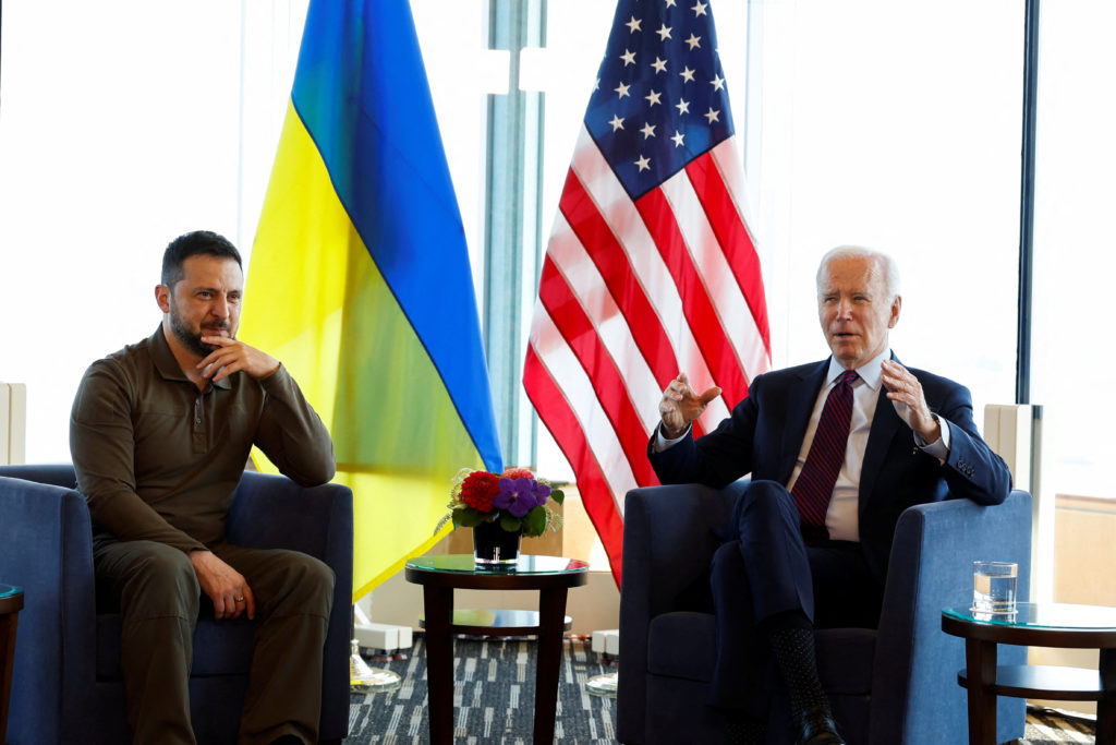 WATCH: Ukraine’s President Zelenskyy meets with Biden as G7 leaders ...