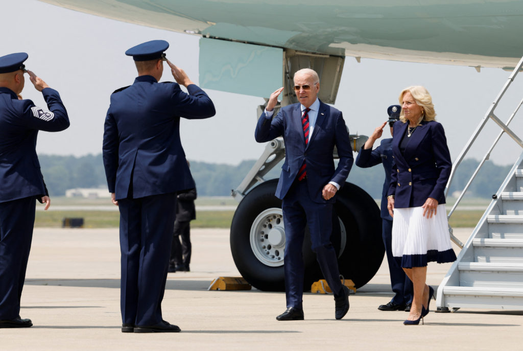 WATCH: Biden discusses economic security for military members and ...