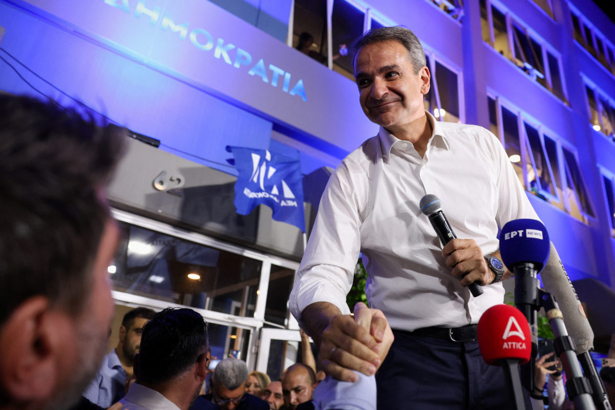 Greece’s conservative party wins majority in landslide election victory ...