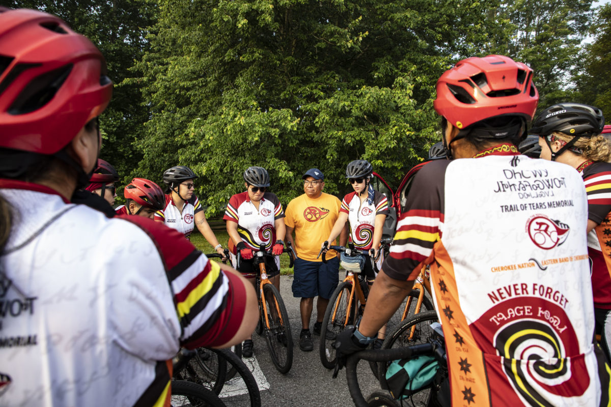 How a 950-mile bike ride is helping Cherokee youth reclaim their ...