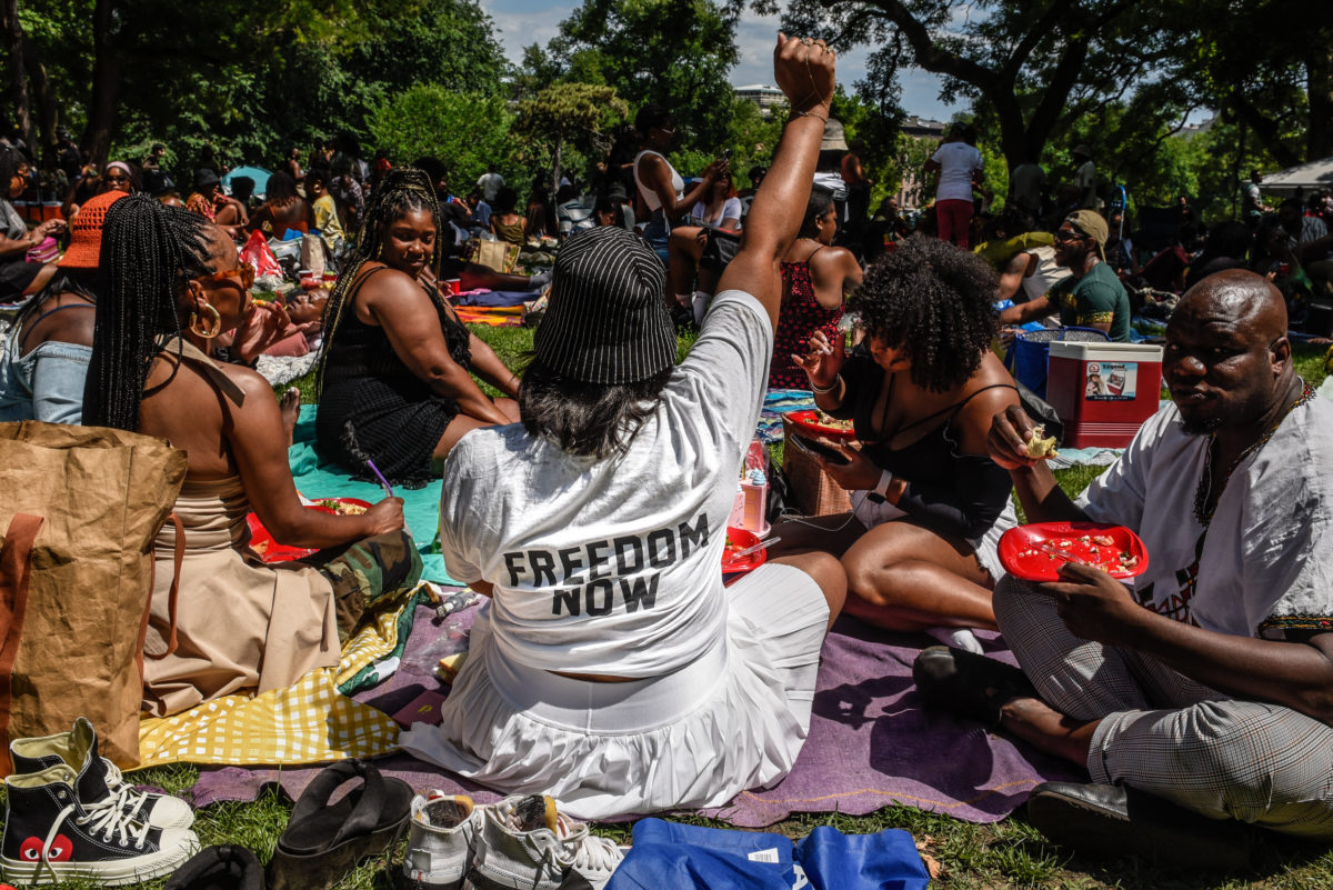 Americans reflect on end of slavery for Juneteenth | PBS News