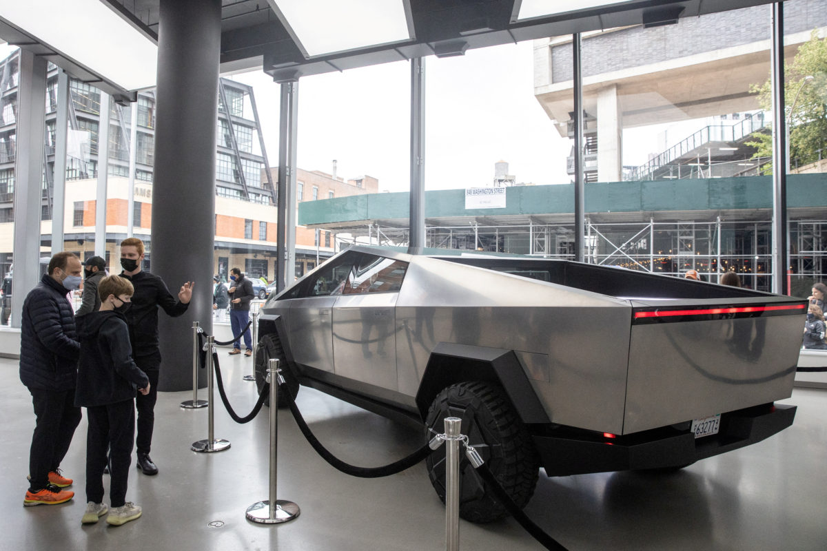 Tesla announces its 1st electric pickup truck has rolled off the ...
