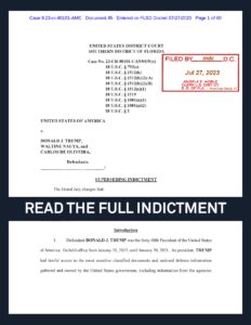 Read Trump's new charges in the classified documents case | PBS News