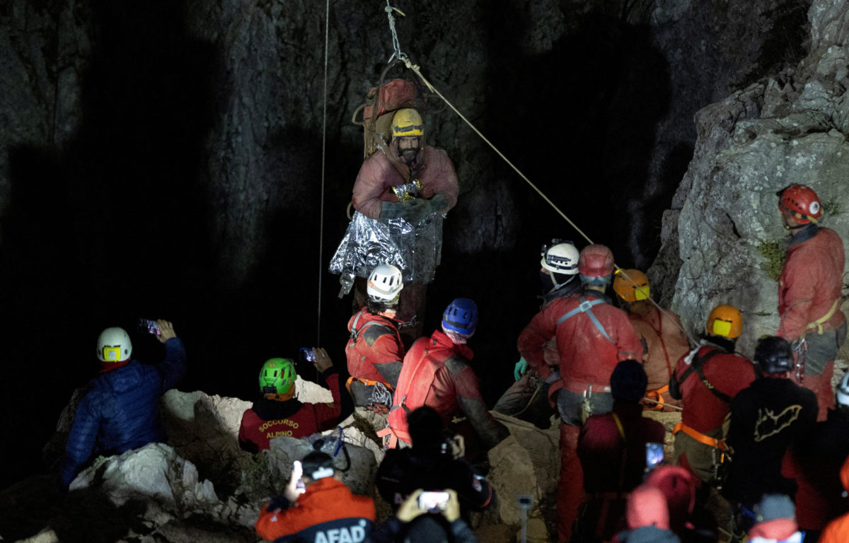 American cave researcher safe after rescue from 3,000 feet deep in a ...