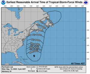 LIVE MAP: Track the path of Hurricane Lee | PBS News