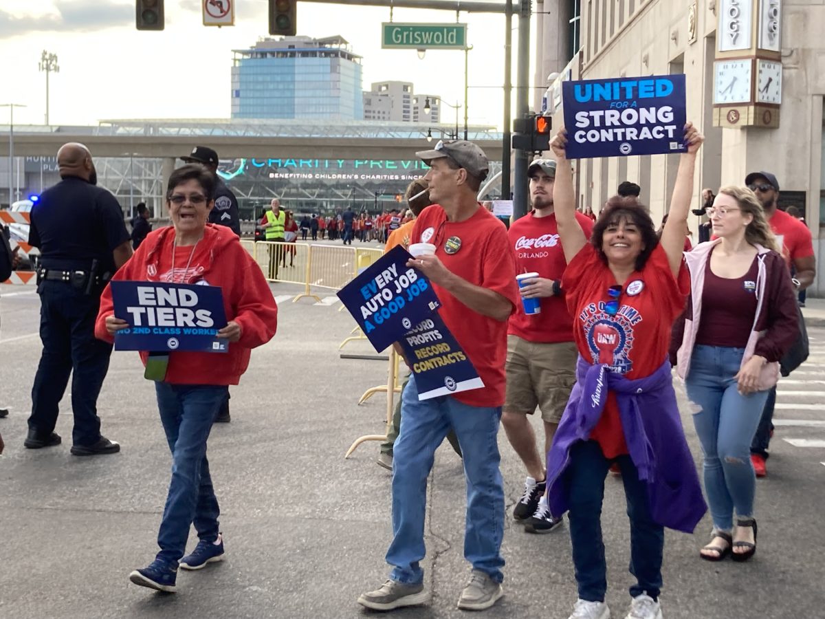 Auto workers in Detroit share why they’re striking | PBS News
