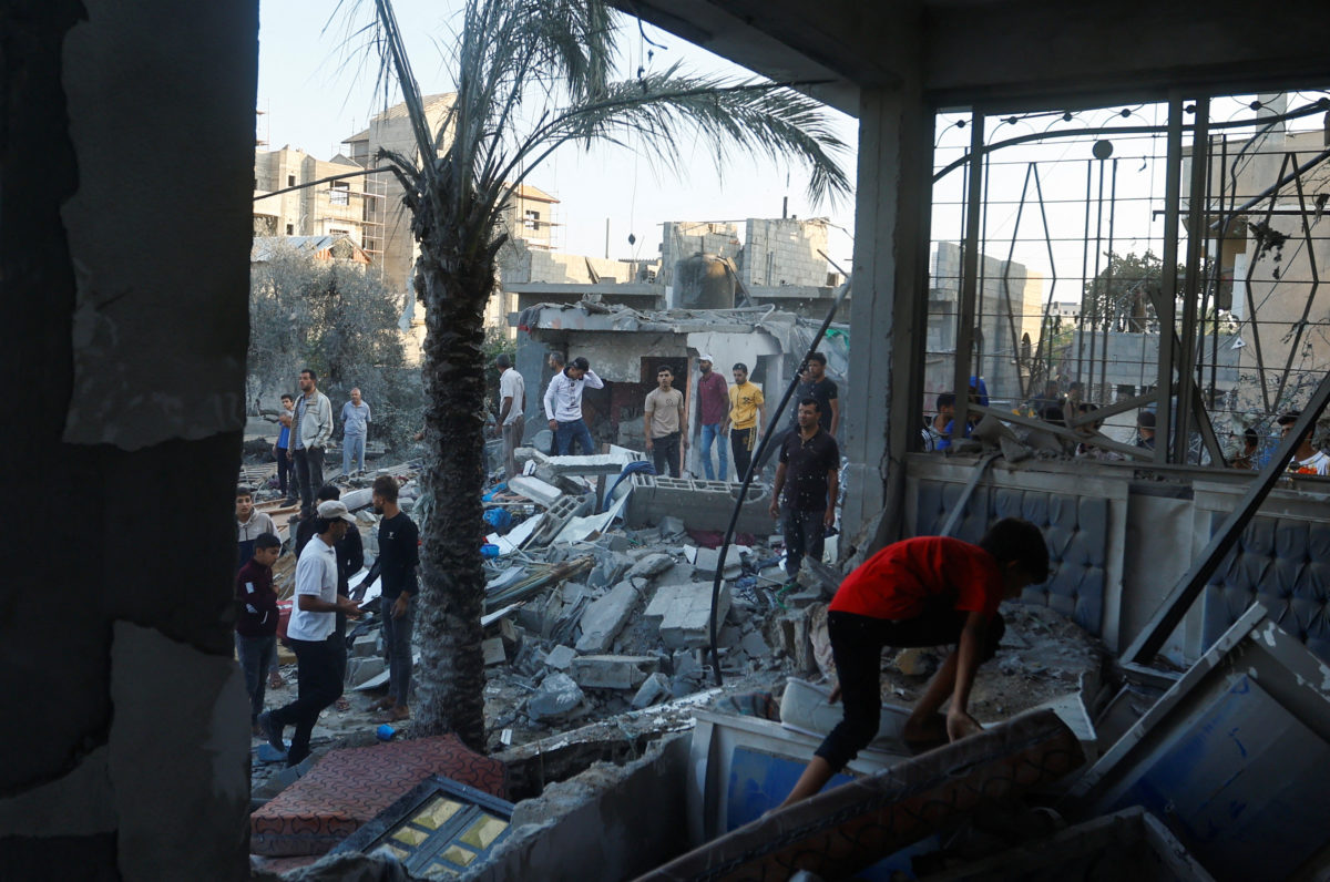 The morgue at Gaza's largest hospital is overflowing as Israeli attacks ...
