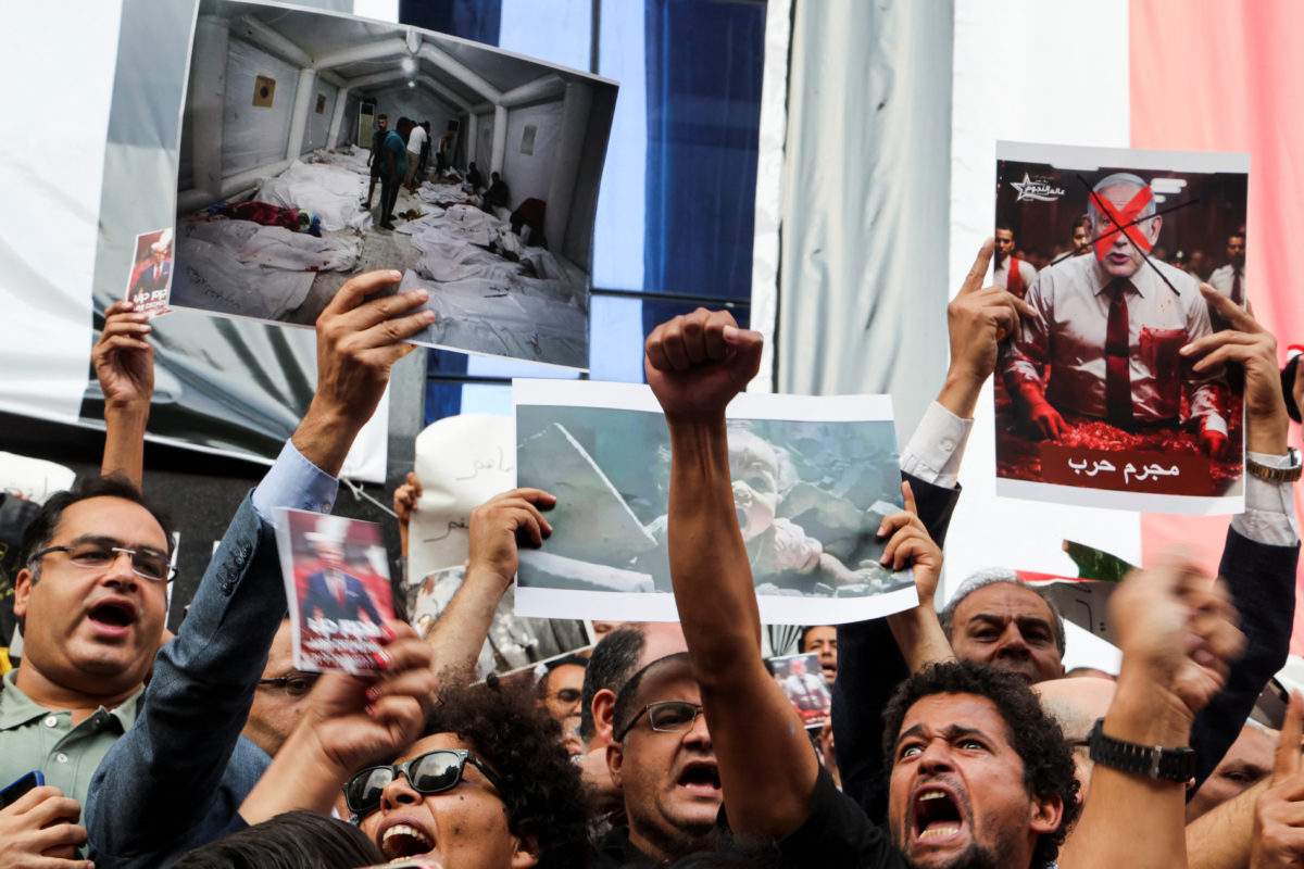 Destruction of Gaza hospital spreads anger across Middle East ...