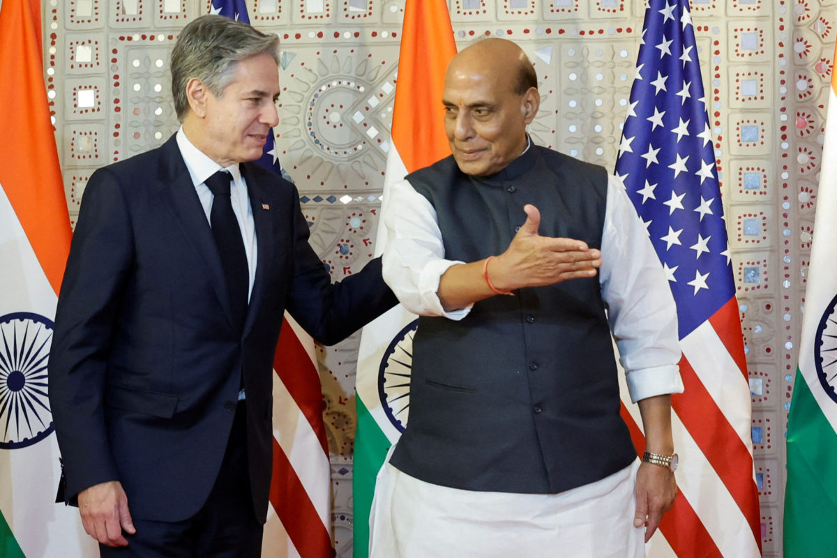 U.S. and India reaffirm security ties as their top diplomats and ...