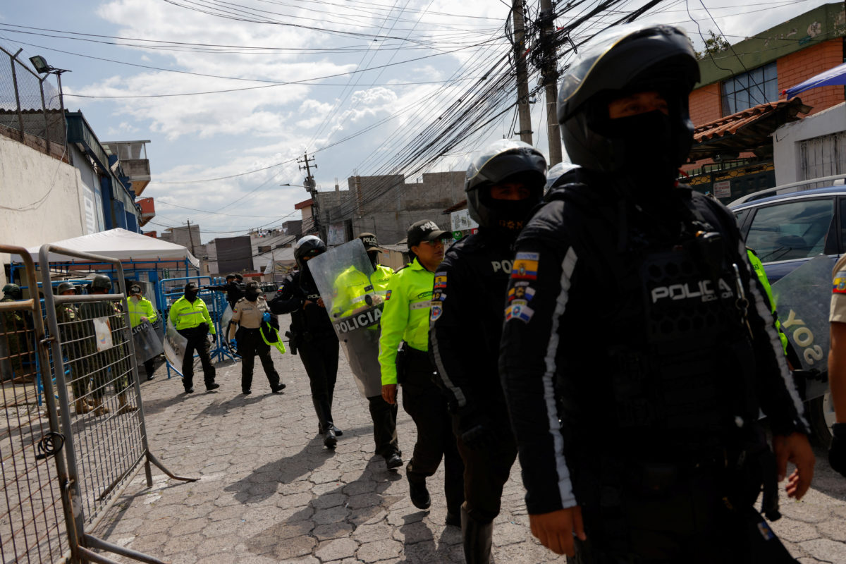 Armed men break into public television studio in Ecuador as country ...