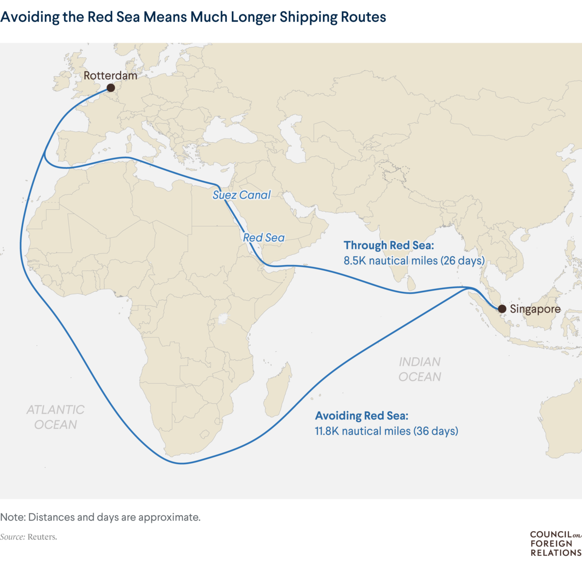 How Houthi rebel attacks in the Red Sea threaten global shipping | PBS News