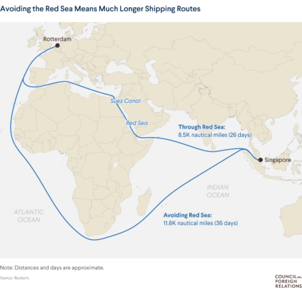 How Houthi rebel attacks in the Red Sea threaten global shipping | PBS News