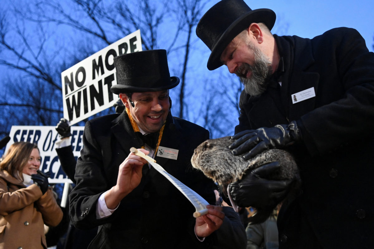 Punxsutawney Phil sees an early spring ahead | PBS News
