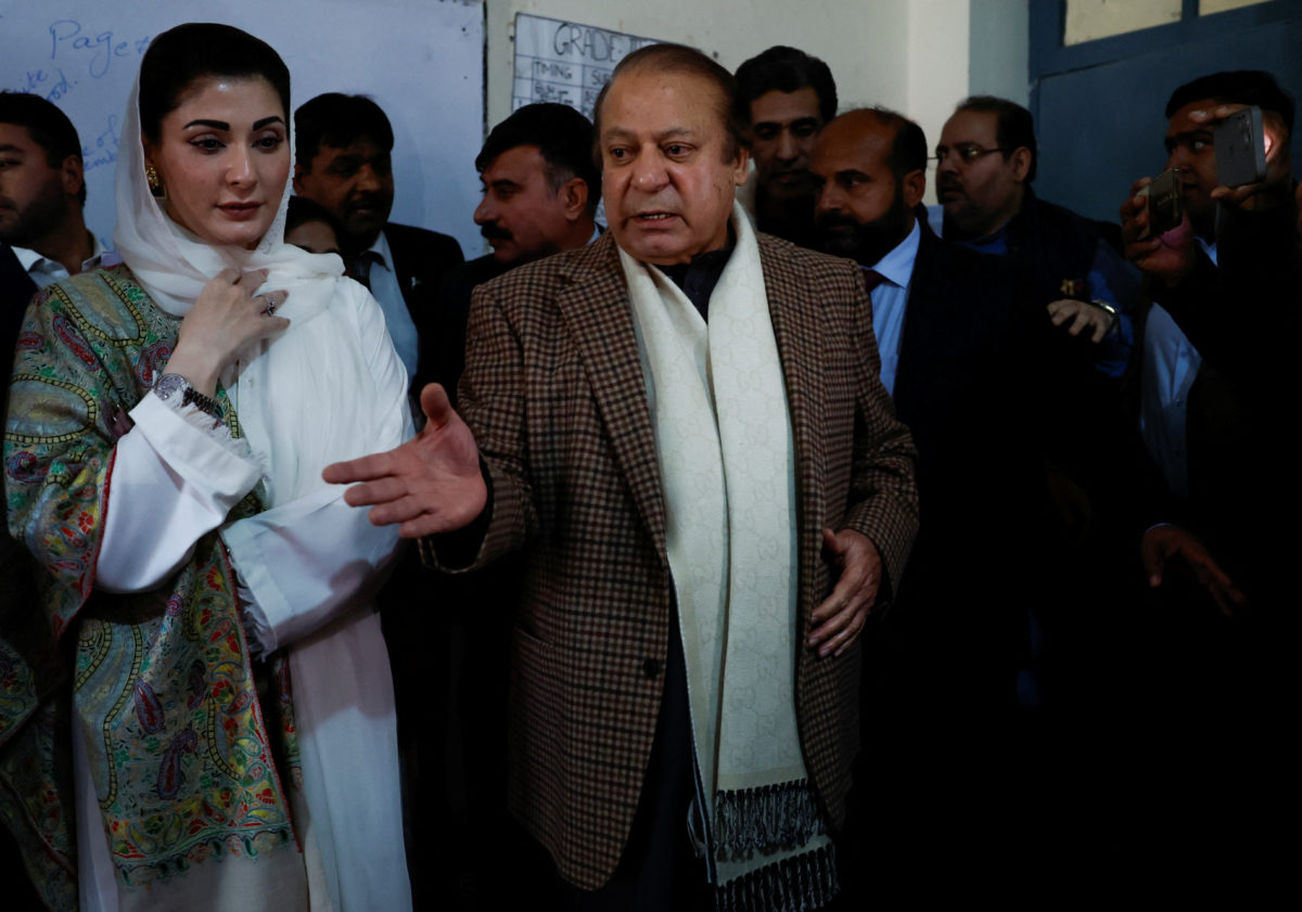 Ex-Pakistani leader Nawaz Sharif expresses confidence in vote marred by ...