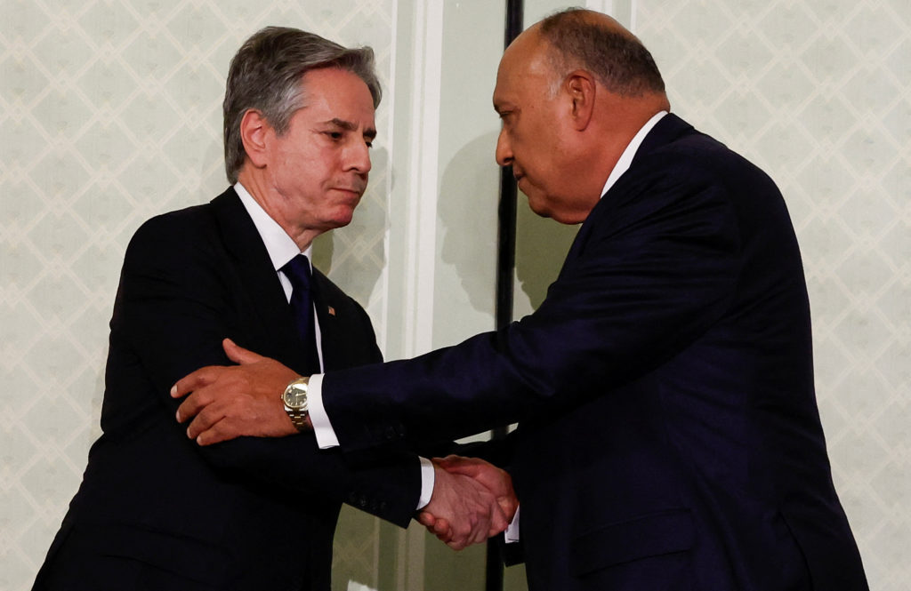 WATCH: Blinken and Egyptian foreign minister hold briefing after talks about Gaza’s future | PBS ...