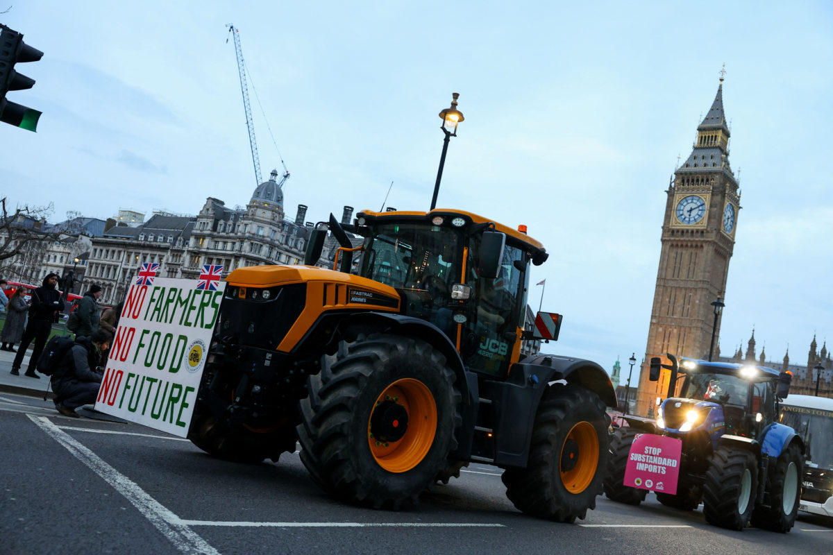 UK farmers in tractors head to Parliament to protest rules they say ...