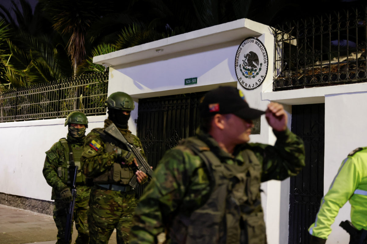 Ecuador’s police raid on Mexican Embassy in Quito condemned by world ...