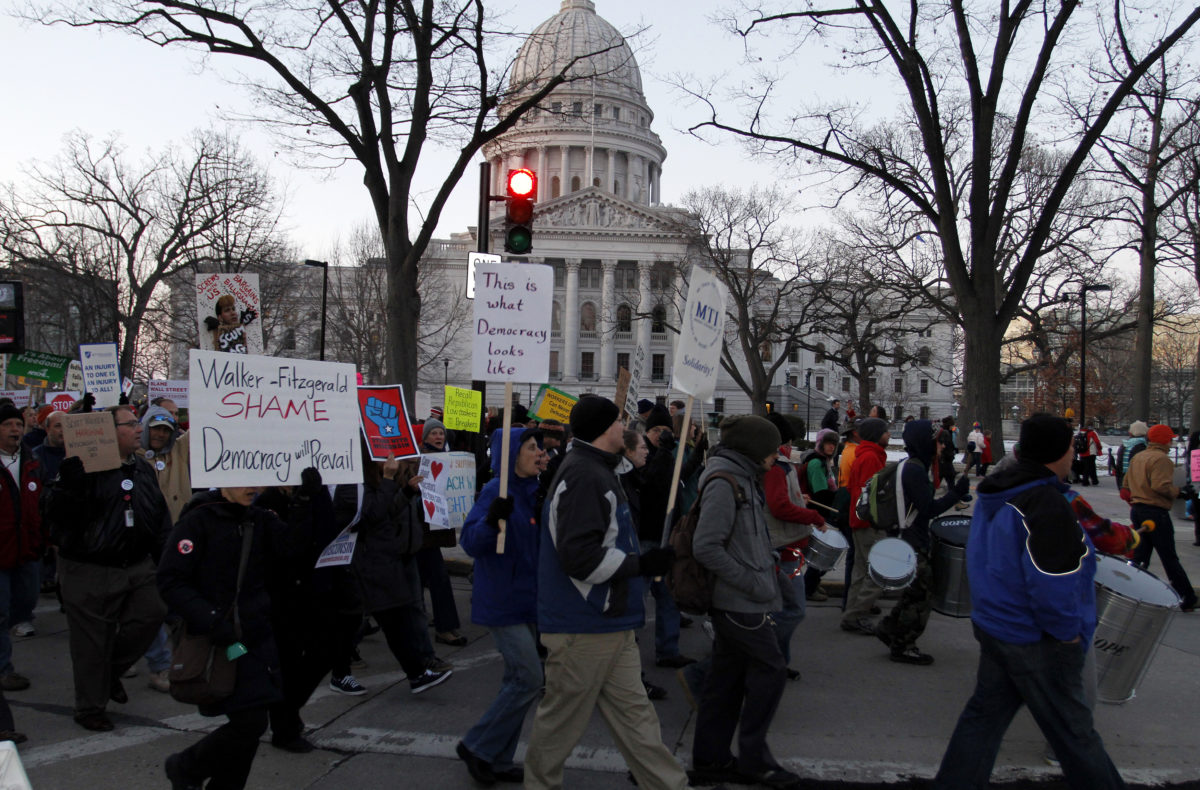 Wisconsin unions score major win with court ruling restoring collective ...