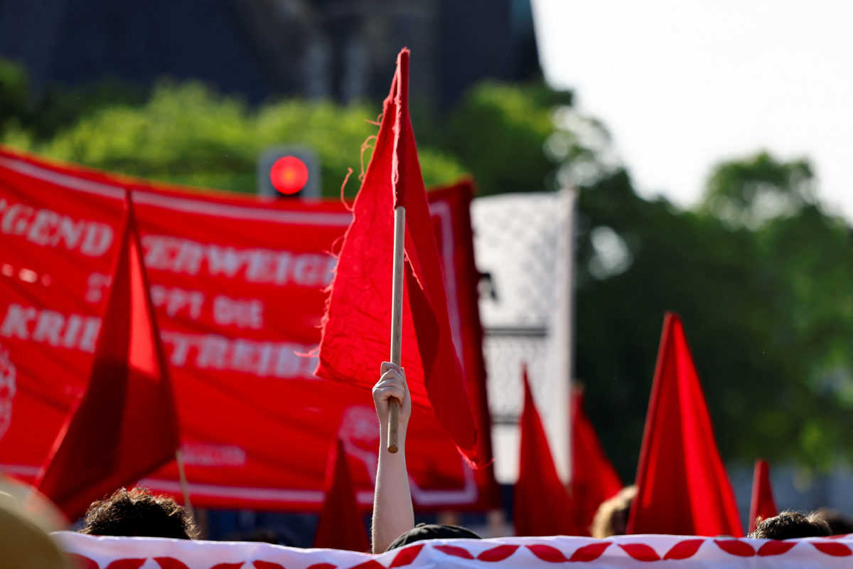 PHOTOS: May Day protests mark turbulent times | PBS News