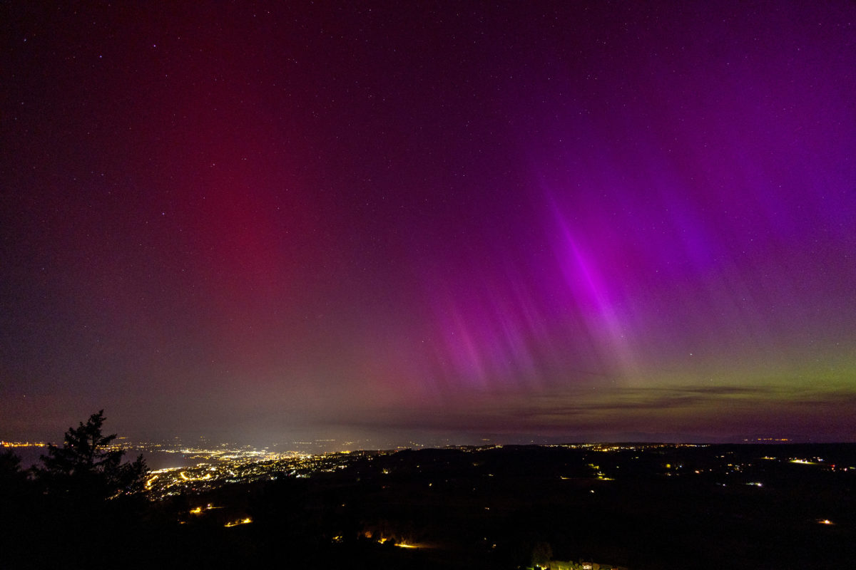 PHOTOS: Solar storm produces dazzling northern lights in Northern ...