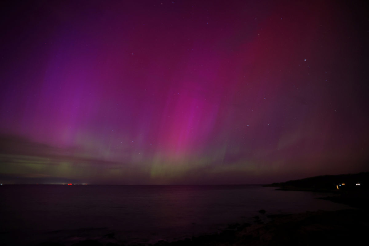 PHOTOS: Solar storm produces dazzling northern lights in Northern ...