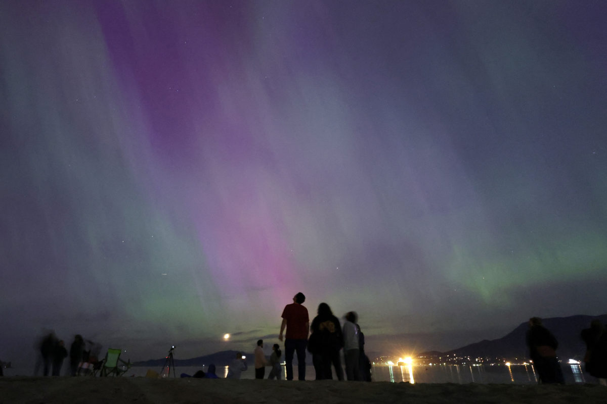 PHOTOS: Solar storm produces dazzling northern lights in Northern ...