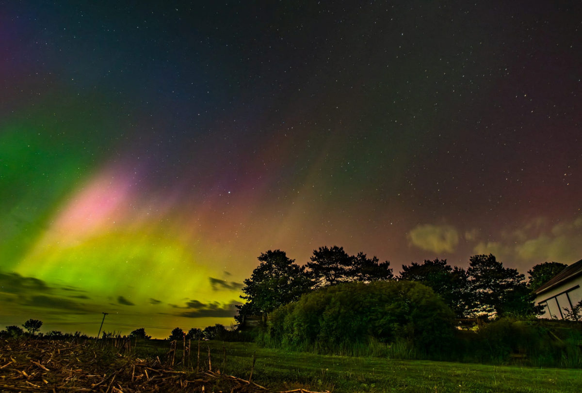 PHOTOS: Solar storm produces dazzling northern lights in Northern ...