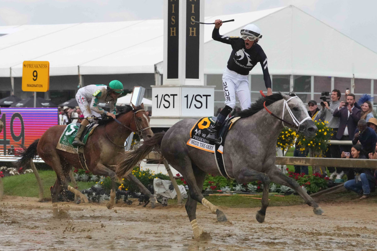 Seize the Grey wins the Preakness Stakes for D. Wayne Lukas | PBS News