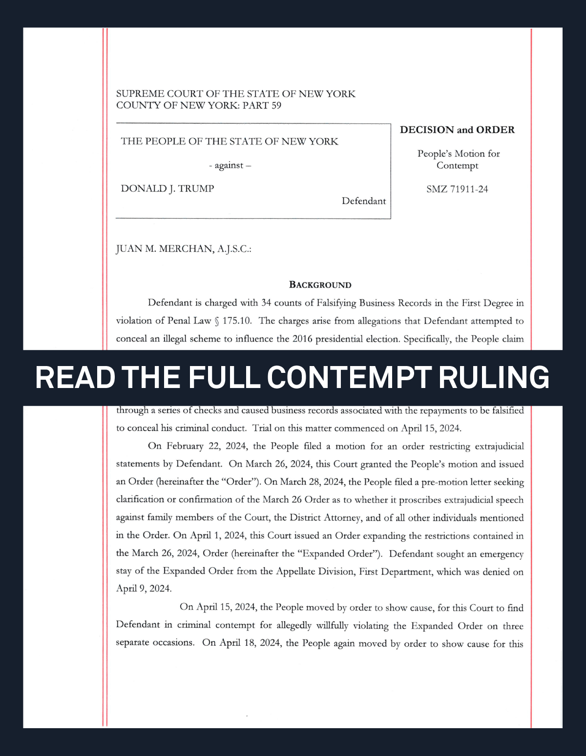 Live Updates: Trump slapped with fine as hush money trial’s third week ...