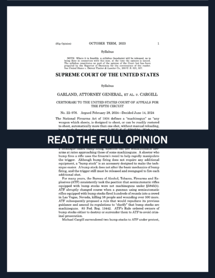 Supreme Court strikes down bump stock ban | PBS News