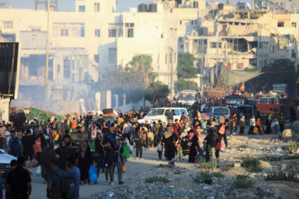 Fresh fighting in Gaza City means thousands of Palestinians must flee ...
