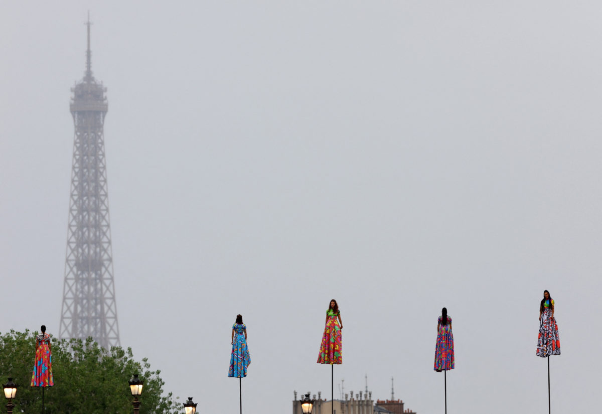 PHOTOS: Paris debuts Olympic Games with star-studded ceremony on the ...