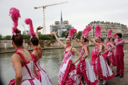 PHOTOS: Paris debuts Olympic Games with star-studded ceremony on the ...