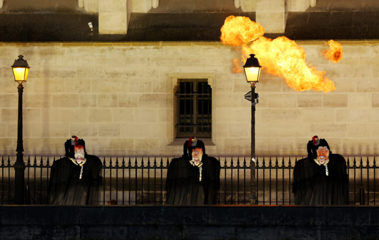 PHOTOS: Paris debuts Olympic Games with star-studded ceremony on the ...