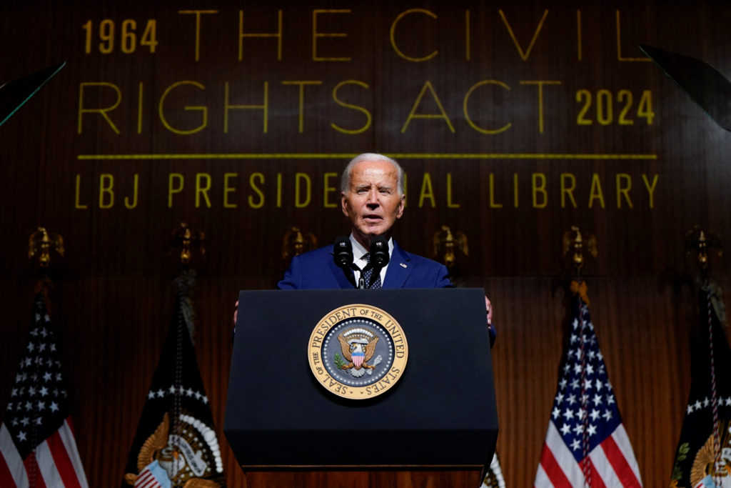 WATCH: Biden unveils plan for Supreme Court reform at 60th anniversary ...