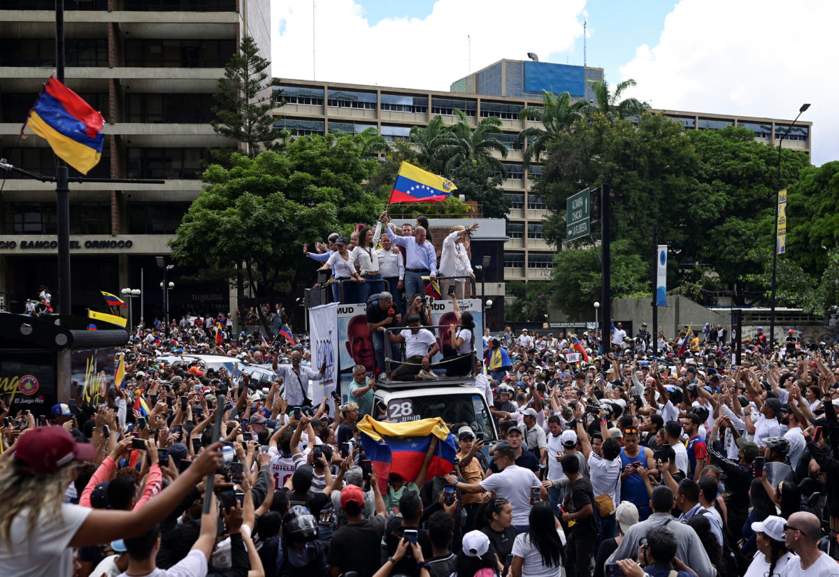 Masked assailants ransack Venezuela opposition leader's headquarters as ...
