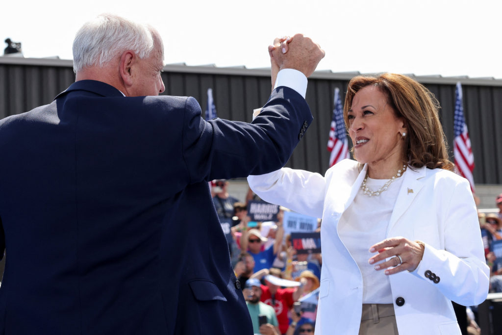 WATCH: Walz urges supporters to ‘take care of one another’ as Harris ...