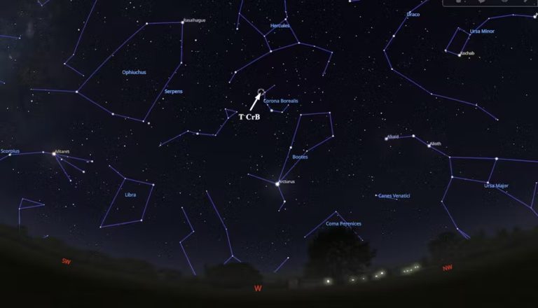 A nova explosion may soon be visible in the night sky. Here's where and ...