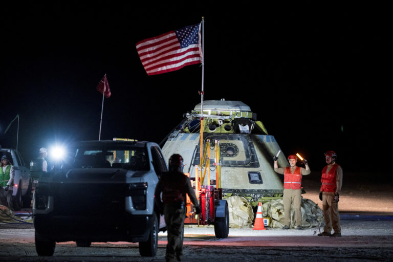 Boeing Starliner returns to Earth without anyone aboard, leaving crew ...