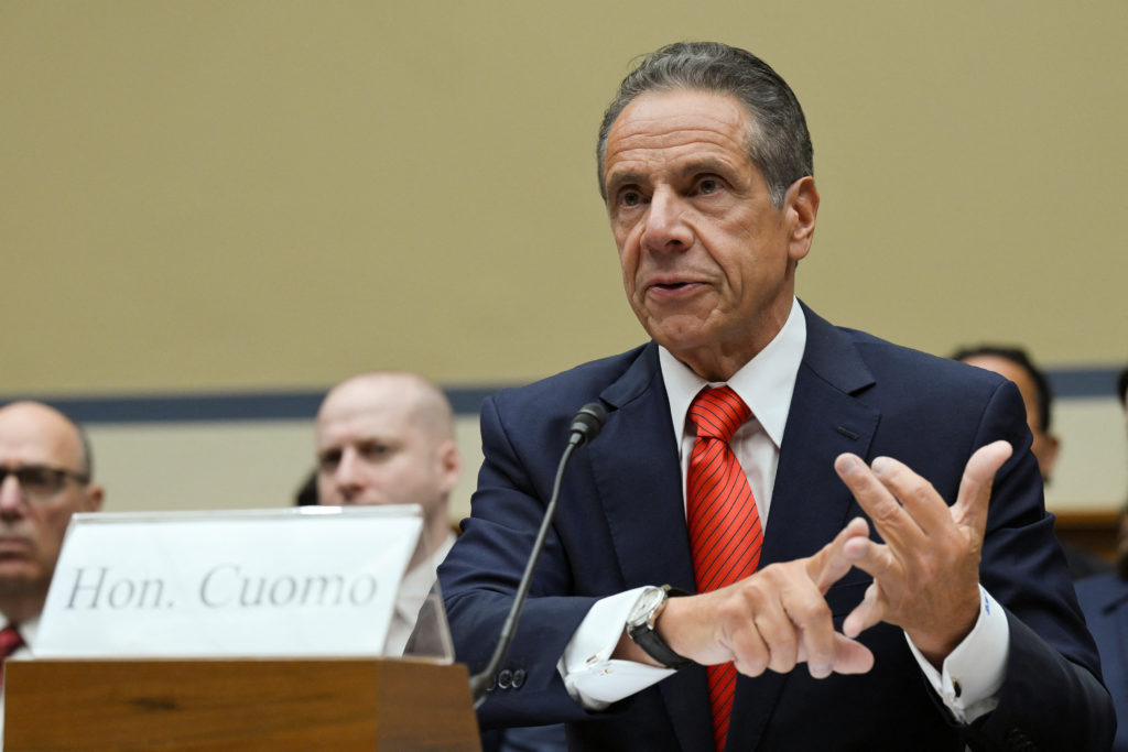 WATCH: Former Gov. Cuomo defends COVID-19 nursing home decisions in ...