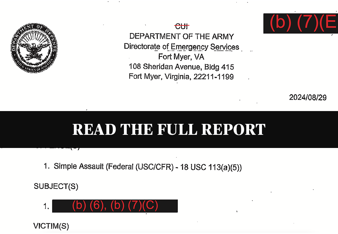 Read the heavily redacted police report describing a Trump staffer ...