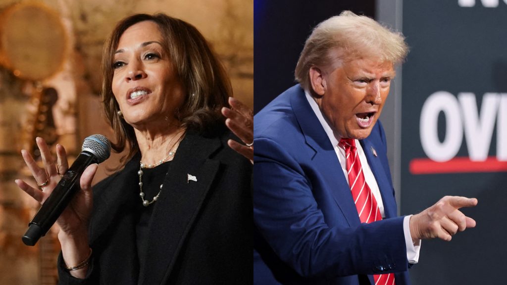Trump digs in on controversial comments as Harris courts disenchanted ...