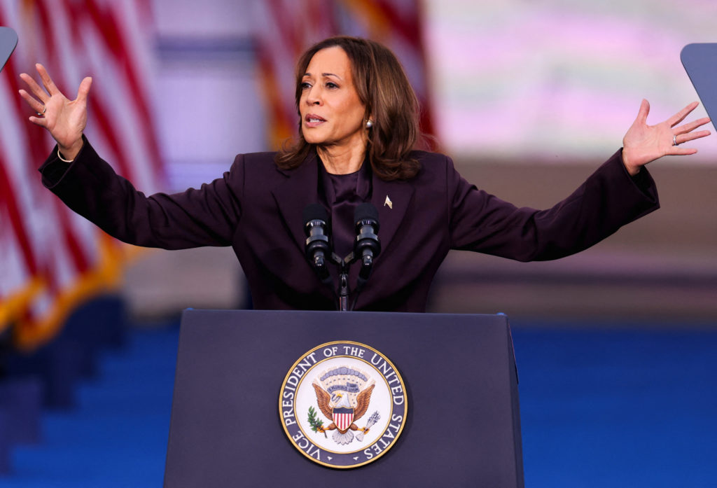 WATCH: Harris urges supporters to fight for the ‘light of America’s ...