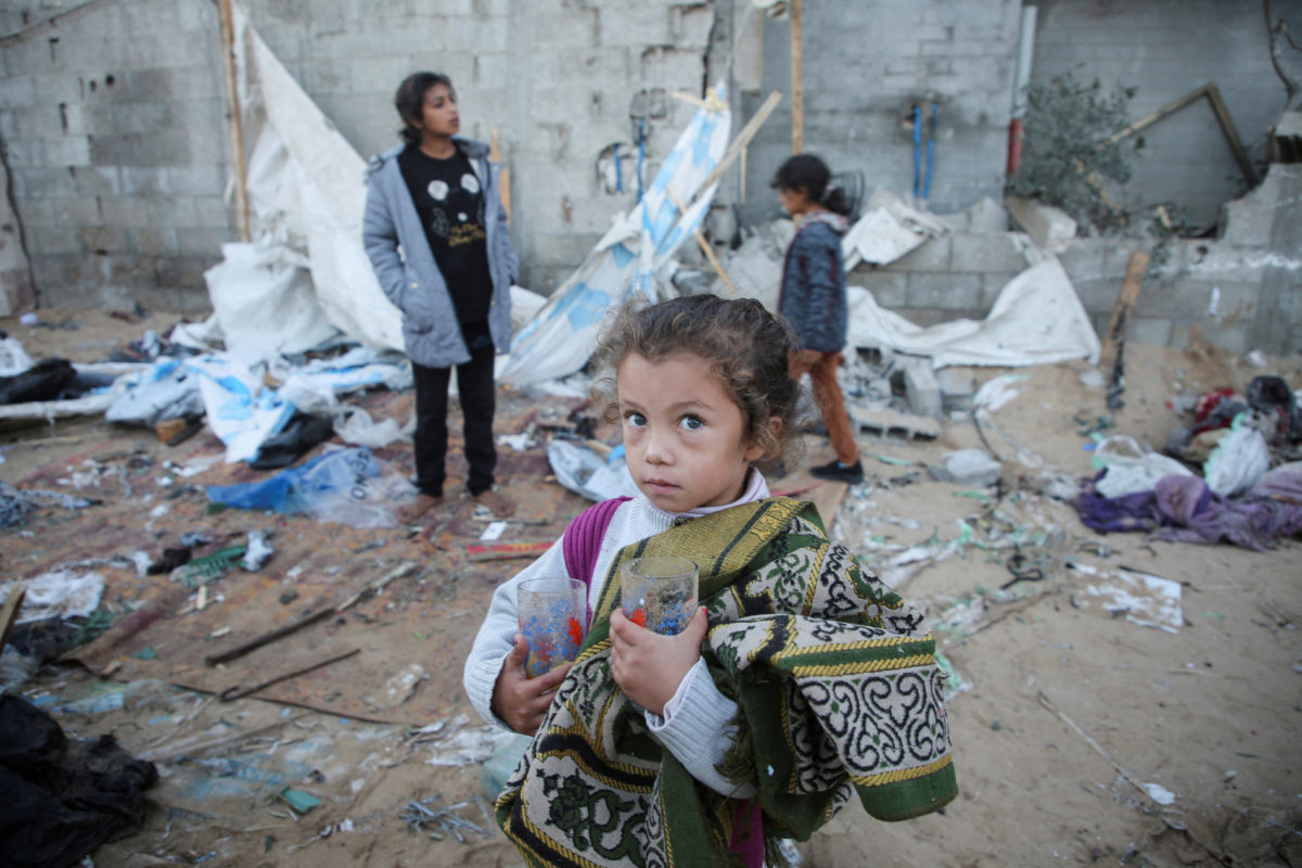 Fourth infant freezes to death in Gaza as displaced families share ...