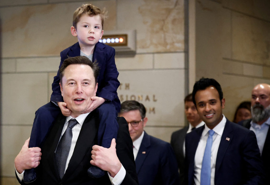 Musk, Ramaswamy meet with lawmakers to build support for slashing ...