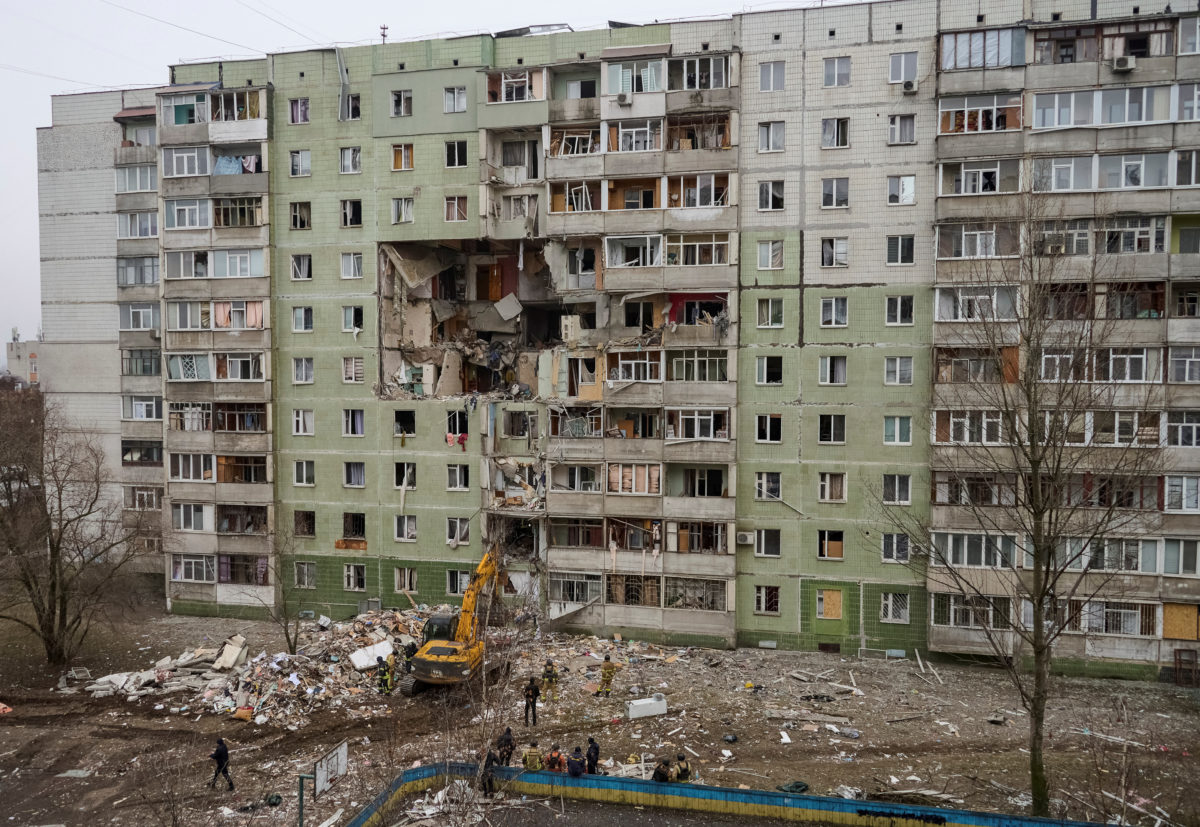 At Least 6 Are Dead After Russian Drone Strike On Ukraine Apartment