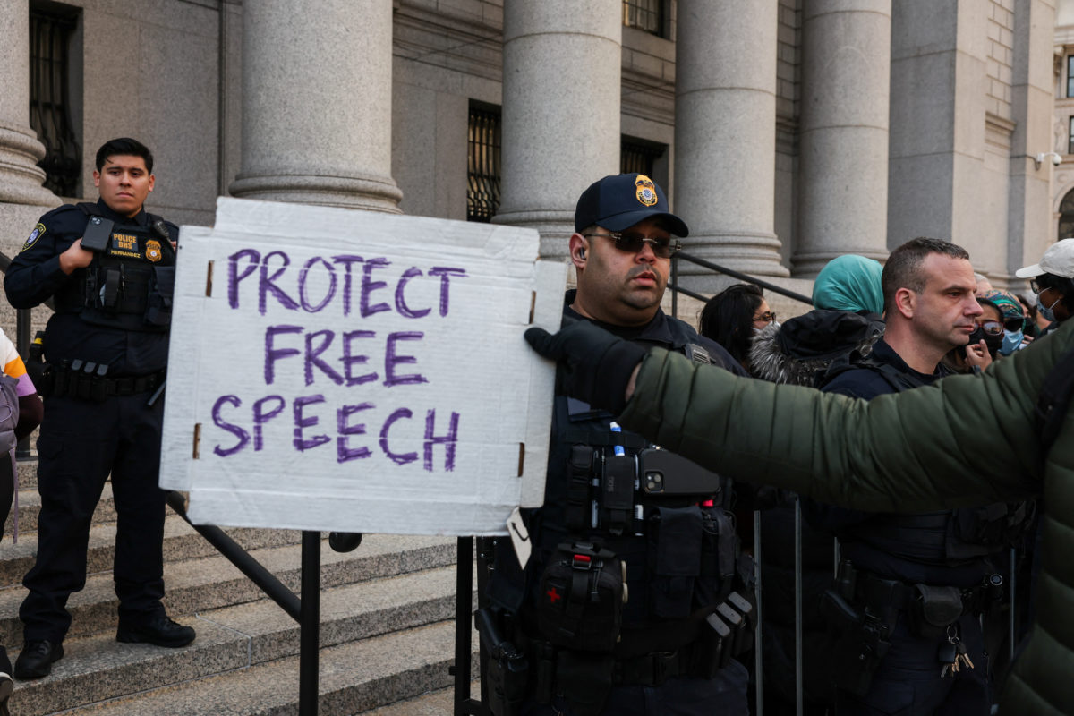 Trump campaigned as a protector of free speech but critics say his ...