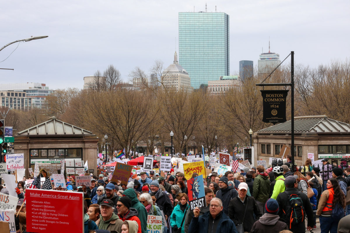 WATCH: ‘Hands Off’ protest against Trump and Musk’s federal cuts in ...